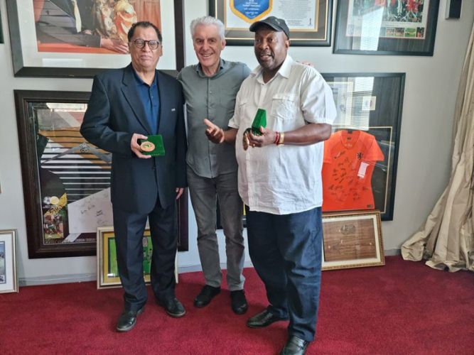 S/Africa coach awards AFCON bronze medal to Jomo Sono - Amatropics