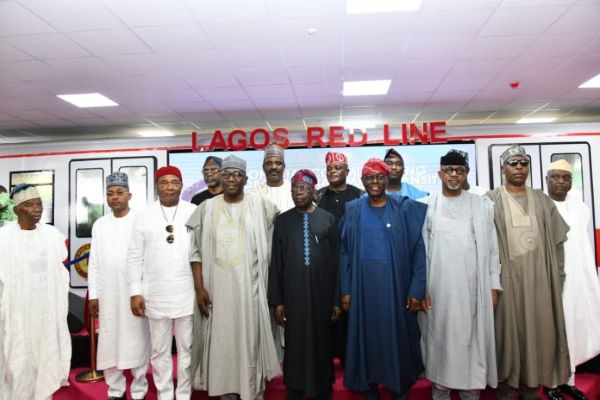 Tinubu inaugurates Lagos Red Line Rail project - Amatropics