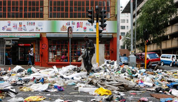Johannesburg streets now refuse dumps as waste management workers down ...